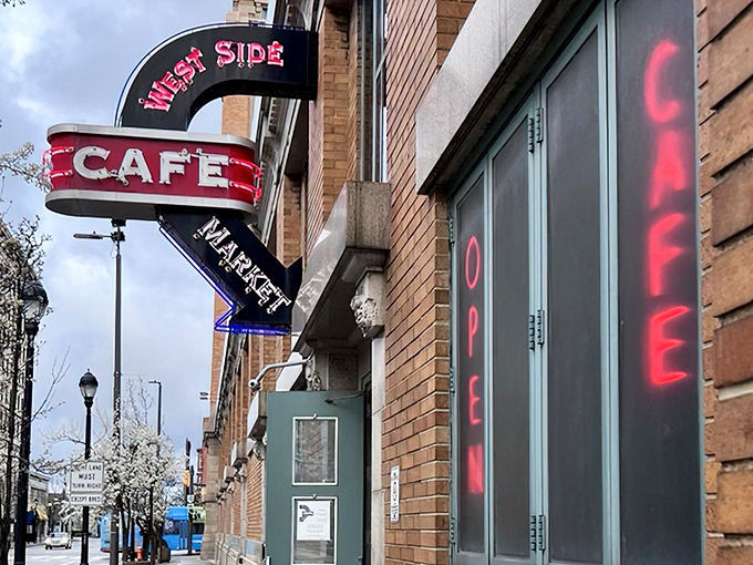 That iconic neon sign beckons like an old friend &ndash; promising comfort food and Cleveland charm just beyond those brick walls.