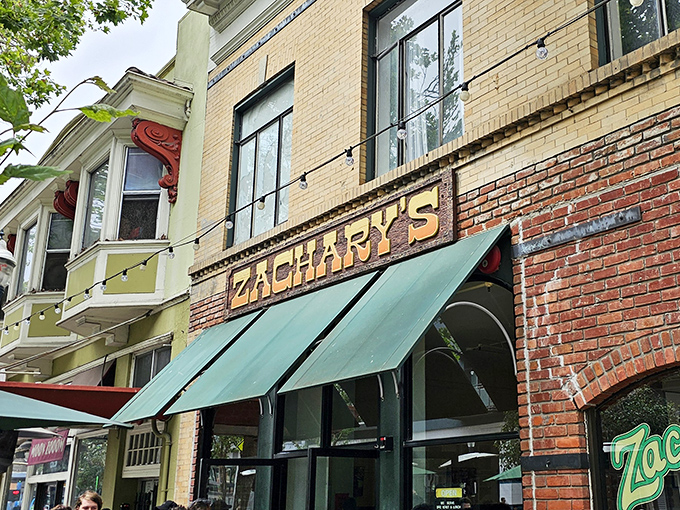 The brick facade and green awning of Zachary's might not scream "food paradise," but locals know this unassuming storefront houses breakfast magic worth the pilgrimage. 