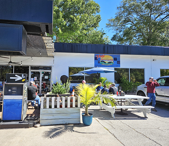 The holy grail of burger joints doesn't need neon signs or valet parking&mdash;just a converted gas station, picnic tables, and the promise of greatness within.