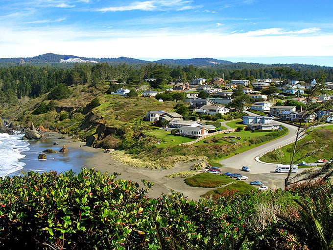 Nature's perfect balancing act: Trinidad's homes perch dramatically between forest and sea, like California's version of an Italian coastal village.