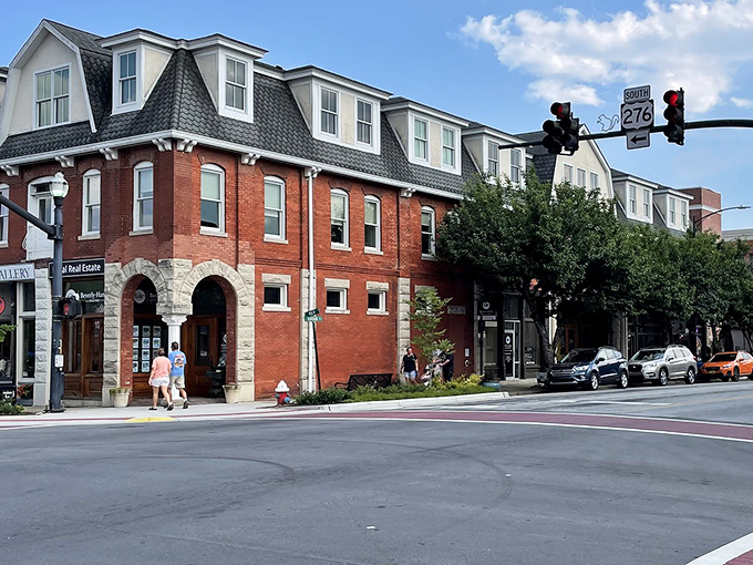 Brevard's historic downtown buildings stand like friendly sentinels, their brick facades telling stories of mountain heritage while welcoming modern explorers.