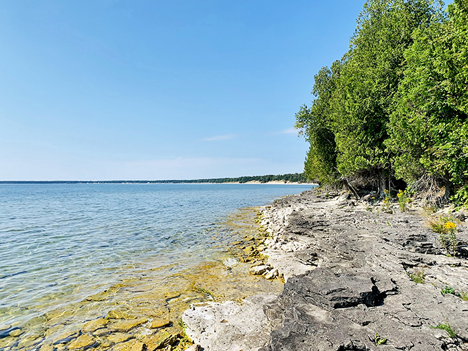 Where the clear waters of Lake Michigan meet Wisconsin's finest sandy shores—nature's version of a five-star resort without the room service charges.