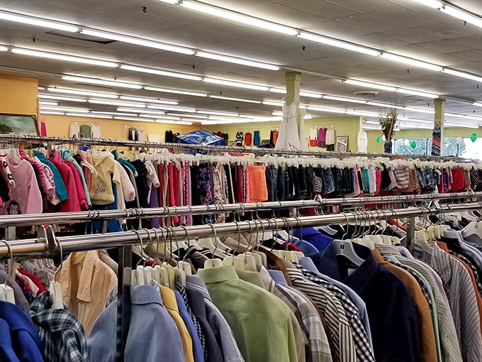 The unassuming exterior hides a treasure trove within. Like finding a secret passage in your favorite mystery novel, Prime Thrift awaits your discovery.