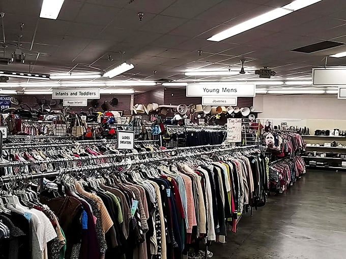 The unassuming storefront of Mega Thrift belies the wonderland within &ndash; like finding a portal to bargain dimension hiding in plain sight at a suburban strip mall.