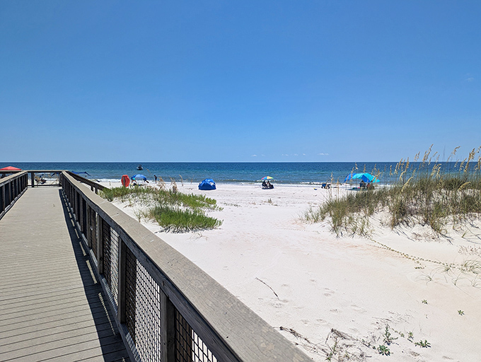 Where land meets water meets sky&mdash;this pristine sandbar at St. George Island State Park offers the Florida coastline as nature intended it.