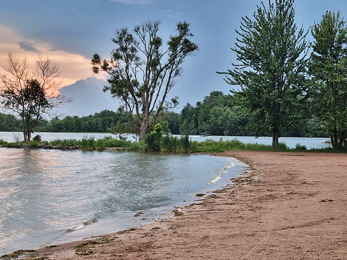 The vast blue expanse of Indian Lake stretches to the horizon like nature's version of an infinity pool&mdash;minus the pretentious cocktail prices.