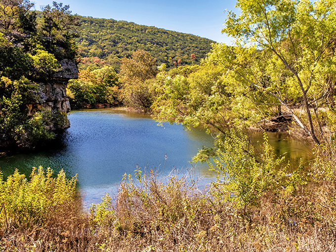 Nature's own infinity pool where the Sabinal River creates a perfect mirror for the surrounding Hill Country landscape.