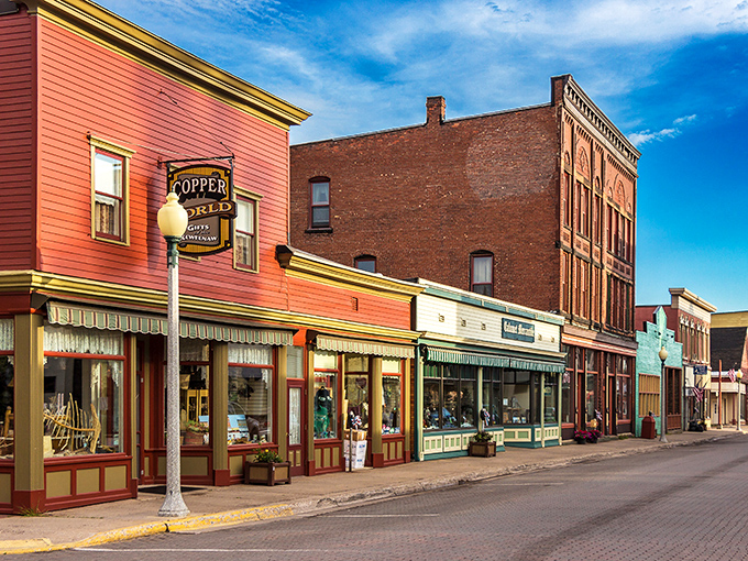 Fifth Street in Calumet looks like a movie set where time decided to take a leisurely stroll through the early 1900s, minus the horse manure and plus the Honda Civics.