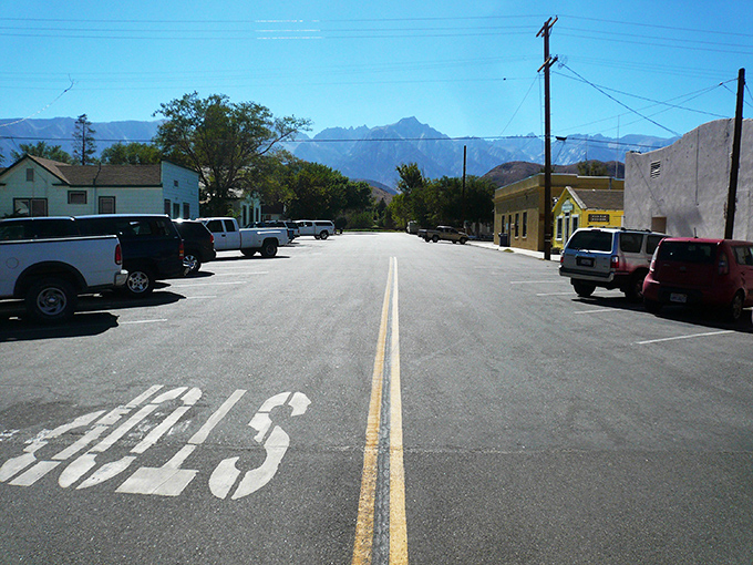 Main Street meets mountain majesty in Lone Pine, where the Elevation store sits at the crossroads of small-town charm and breathtaking natural beauty.
