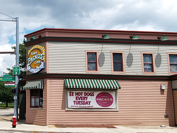 The iconic corner building with its distinctive striped awnings has been a Toledo landmark since 1932, beckoning hungry visitors with promises of Hungarian-American delights.