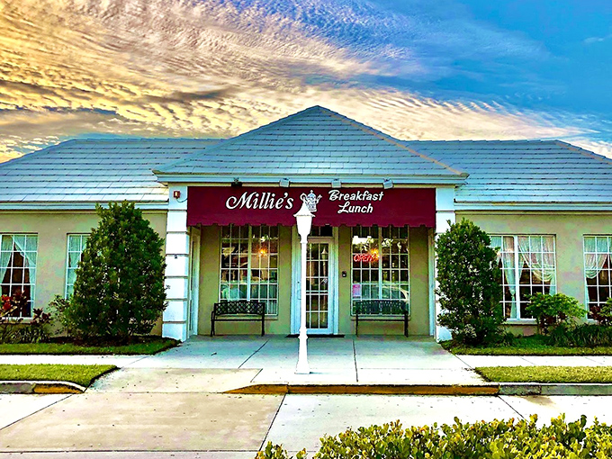 Millie's charming exterior promises little but delivers everything&mdash;a burgundy awning beckoning breakfast lovers like a culinary lighthouse on Sarasota's shore.