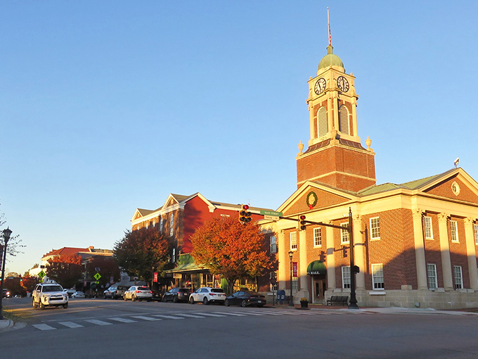 Downtown Lebanon's historic buildings stand like a living museum, where brick facades tell stories of generations past while housing today's treasures.