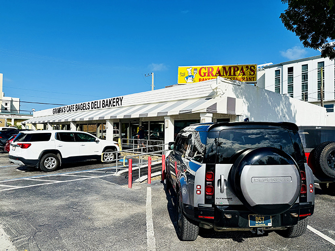 The unassuming exterior of Grampa's hides culinary treasures within, like finding a vintage Rolex at a yard sale. Sometimes the best Florida experiences come without neon signs. 