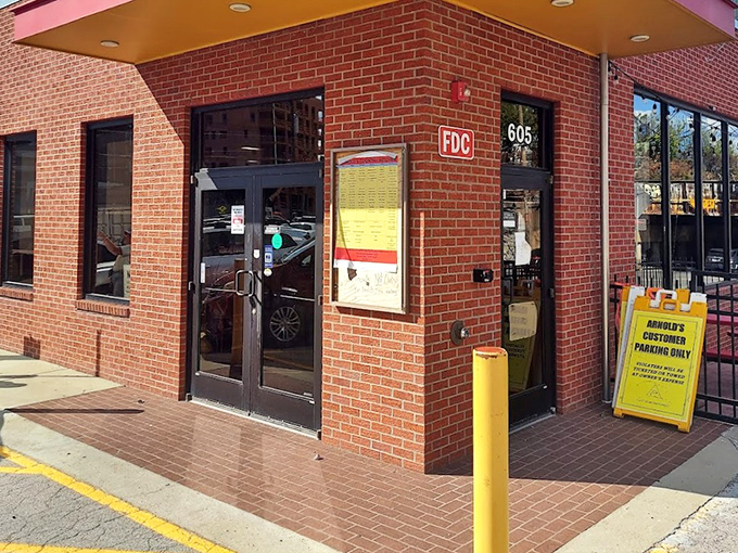 This unassuming brick exterior hides Nashville's best-kept breakfast secret that locals guard like family recipes.