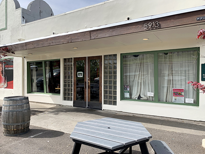 The unassuming exterior of Bacon & Butter belies the culinary magic happening inside. Like a poker player with a royal flush, it keeps its best cards hidden.