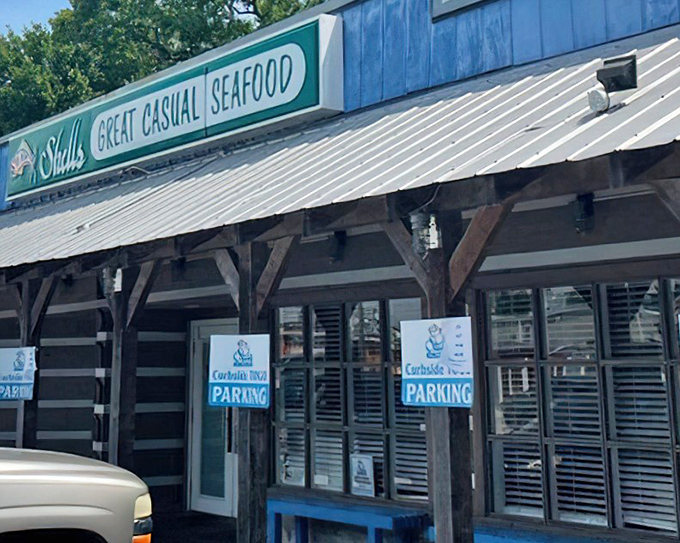 The unassuming exterior of Shells Seafood in Brandon promises "Great Casual Seafood" without fanfare&mdash;like that friend who downplays their cooking skills before blowing your mind.