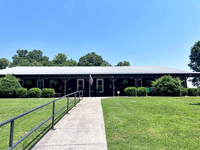 The unassuming exterior of Catfish House stands like a humble invitation to seafood paradise. No fancy architecture needed when what's inside is this good.