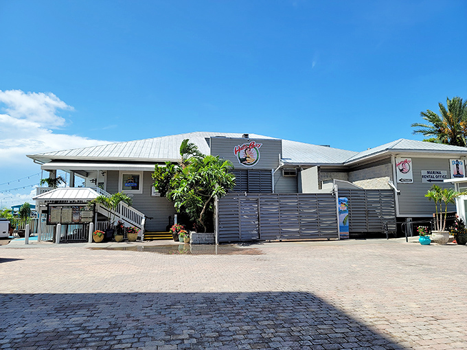 The unassuming exterior of Hula Bay Club is Florida's version of a speakeasy&mdash;the best culinary treasures often hide behind modest facades.