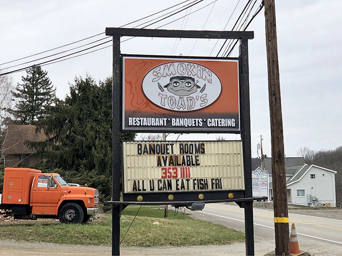 The American flag waves proudly outside this unassuming BBQ joint, like a beacon calling hungry travelers home. Small in stature, mighty in flavor.