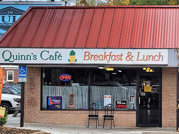 The unassuming brick exterior with its cheerful red roof houses culinary treasures that locals have been keeping secret from the rest of Delaware.
