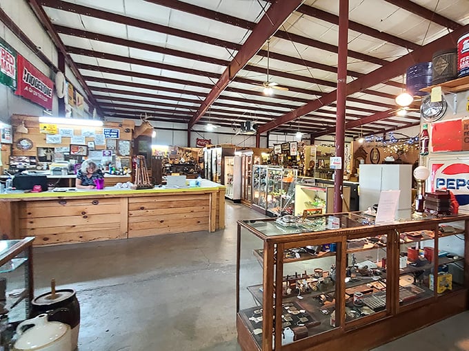 Every corner of 112 Antique Mall tells a story. This booth perfectly captures the organized chaos that makes treasure hunting so addictive.