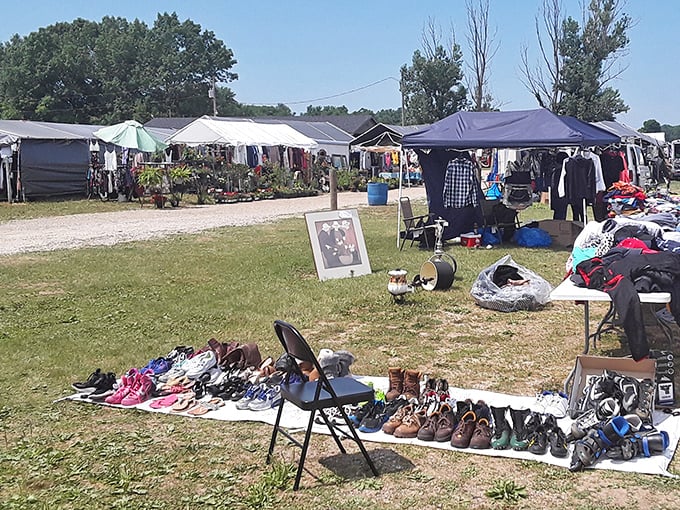 Treasure hunting paradise stretches before you at Reits Flea Market, where one person's castoffs become another's prized discoveries.