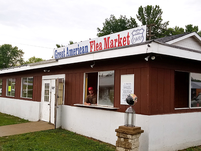 The unassuming entrance to treasure-hunting paradise. Like finding a secret door to Narnia, but instead of talking lions, you'll discover talking deals.