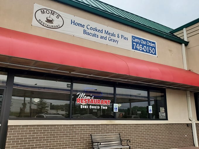 The humble storefront that houses Ohio's most legendary biscuits and gravy adventure.