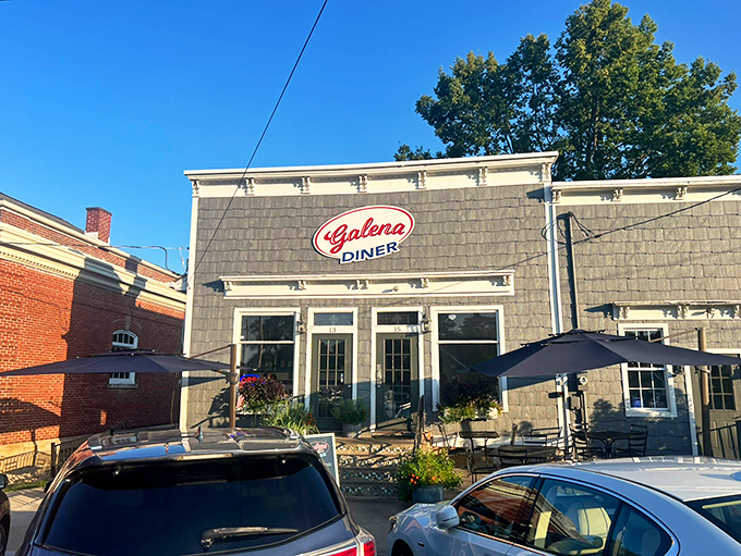 This charming storefront whispers promises of breakfast bliss that'll make your morning commute worthwhile.