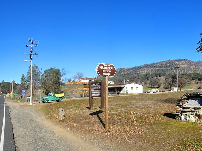 Main Street simplicity at its finest. This corner general store has probably witnessed more mountain tales than a campfire storyteller with a lifetime supply of marshmallows.