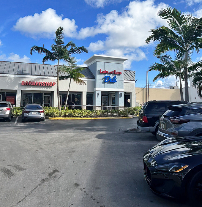 Palm trees and bagels – a Florida combo that shouldn't work but absolutely does. This unassuming strip mall houses authentic New York deli magic.
