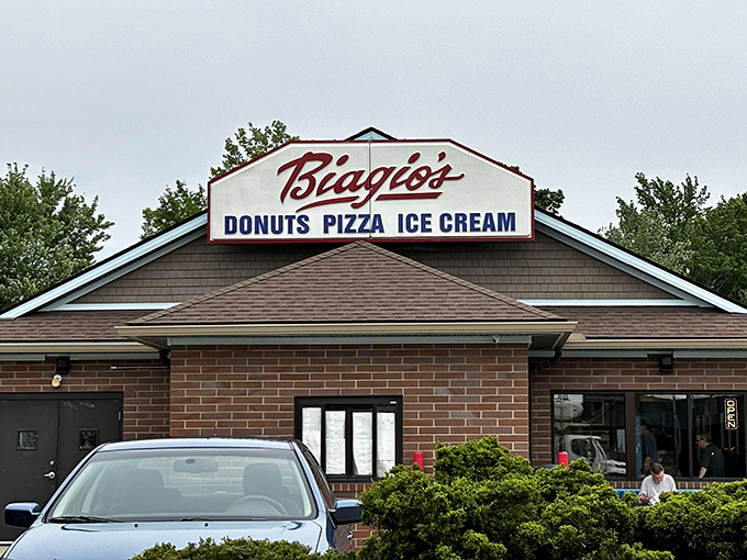 The humble brick exterior that houses Ohio's sweetest secret - sometimes greatness hides in plain sight.