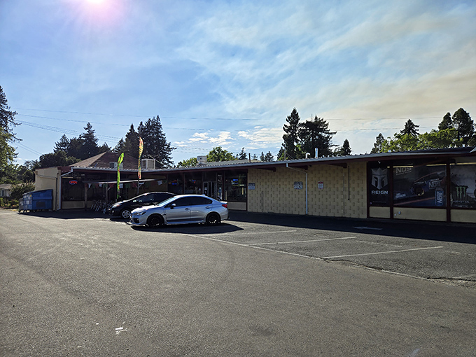 The unassuming exterior of Taqueria Las Palmas hides culinary treasures within. Like finding a diamond in a strip mall, this Santa Rosa gem rewards those who venture inside.