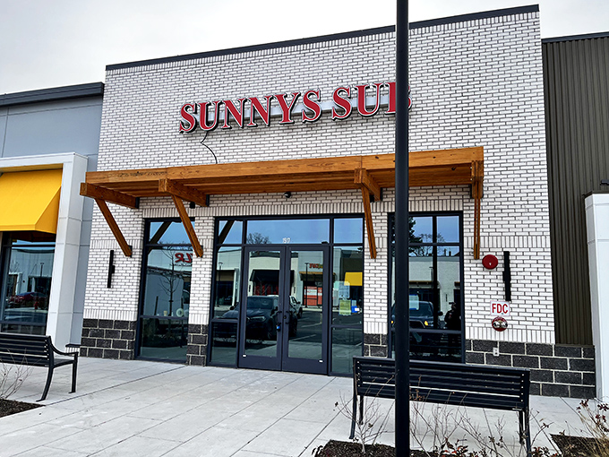 The unassuming white brick facade of Sunny's Sub belies the culinary treasures within. Sometimes the best food hides behind the simplest storefronts.