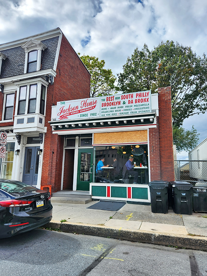 The storefront that launched a thousand cravings. This unassuming brick building houses sandwich magic that's been drawing Harrisburg locals and visitors alike for decades.