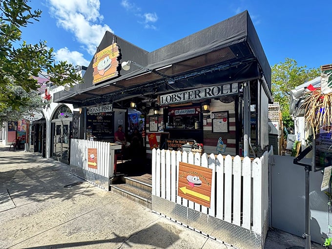The unassuming facade of DJ's Clam Shack on Duval Street hides culinary treasures that would make Neptune himself swim ashore for a bite.