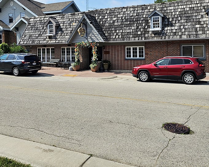 The charming cedar shake roof and brick facade of Schwarz's Supper Club welcomes you like an old friend who happens to make incredible steaks.