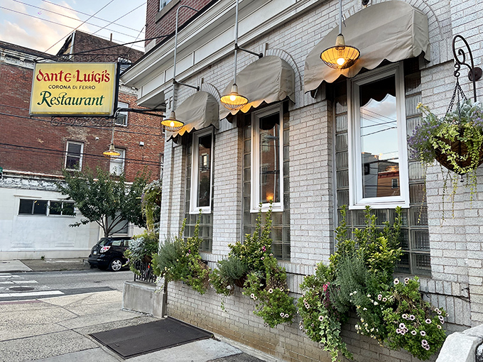 The classic white brick fa&ccedil;ade with signature awnings whispers "old-school Italian" before you even step inside. Philadelphia's culinary time machine awaits.