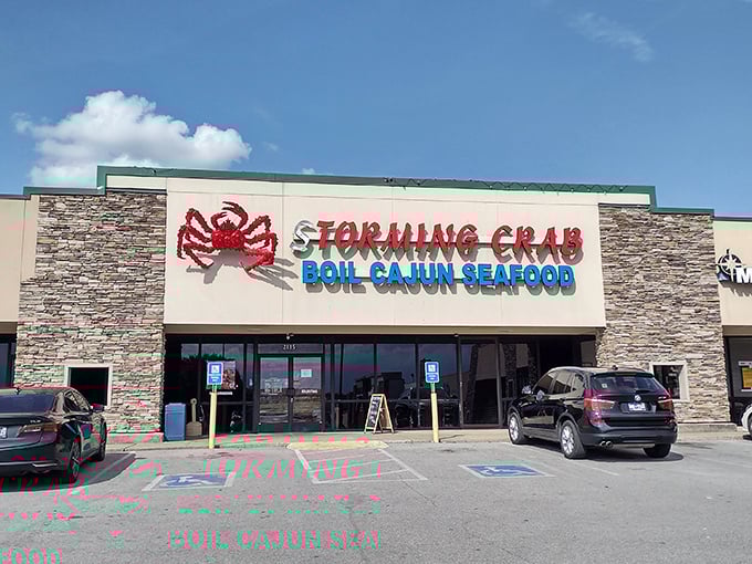 The unmistakable red crab logo welcomes seafood pilgrims to this Madison treasure. Like a lighthouse for the hungry, it beckons from miles away.