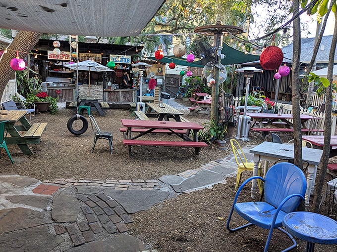 The backyard at Owen's feels like stumbling into the best block party in Florida &ndash; colorful, quirky, and completely unforgettable.