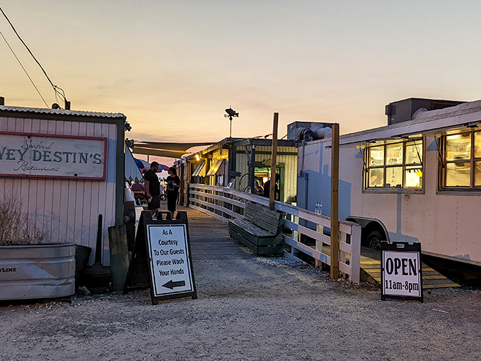 The kind of unassuming entrance that makes you wonder if you're in the right place &ndash; until you smell what's cooking inside.