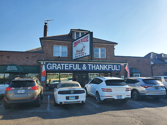 The unassuming brick exterior of Annie Gunn's proudly declares "GRATEFUL & THANKFUL" &ndash; a sentiment you'll share after experiencing what waits inside.