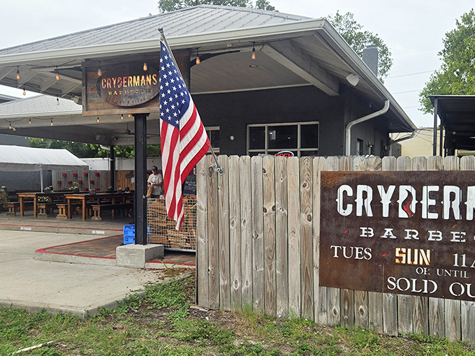The pilgrimage begins here &ndash; an unassuming shrine to smoke and meat where stacked firewood isn't decoration, it's a promise of deliciousness to come.