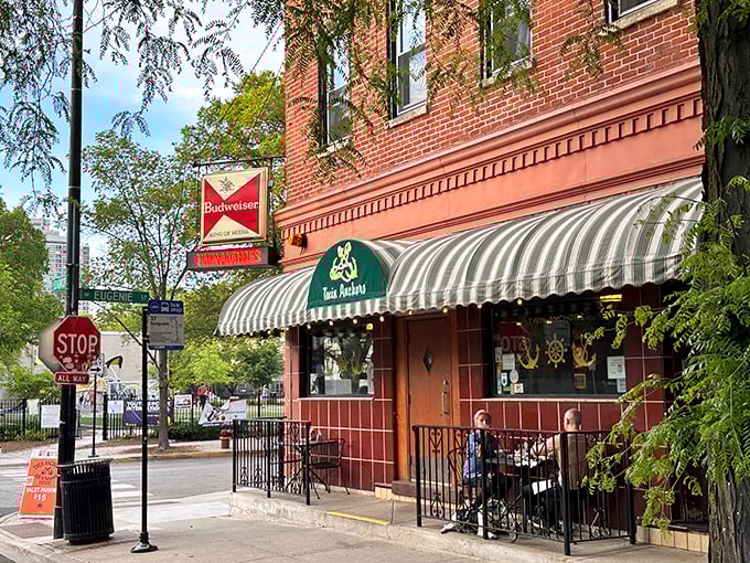 The unassuming brick exterior of Twin Anchors hides Chicago's worst-kept secret: those legendary ribs that have kept this corner bustling since 1932.
