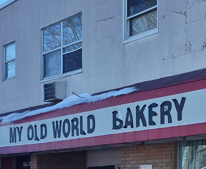 The unassuming storefront of My Old World Bakery stands as a testament to the adage that books shouldn't be judged by their covers&mdash;especially when those covers contain donuts.