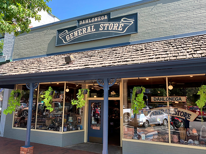 The kind of charming storefront that makes you slow down and wonder what treasures await inside.