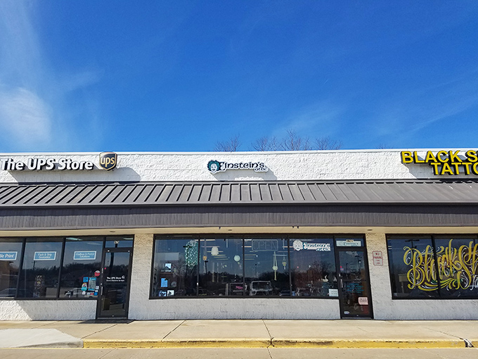 Einstein's storefront may look unassuming, but like any good scientific theory, what's inside will completely transform your understanding of thrift shopping.