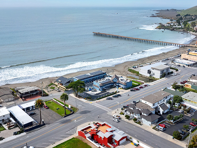 Miles of pristine shoreline where the mountains meet the sea – Cayucos offers that rare California coastal magic without the crowds or pretension.