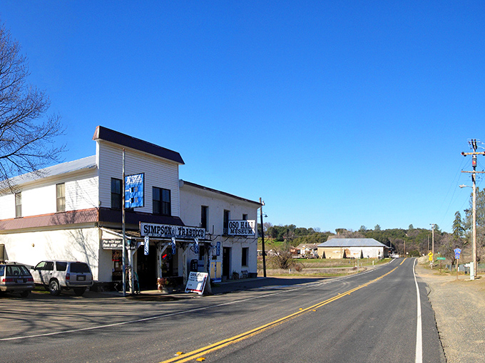 Main Street simplicity at its finest. This corner general store has probably witnessed more mountain tales than a campfire storyteller with a lifetime supply of marshmallows.