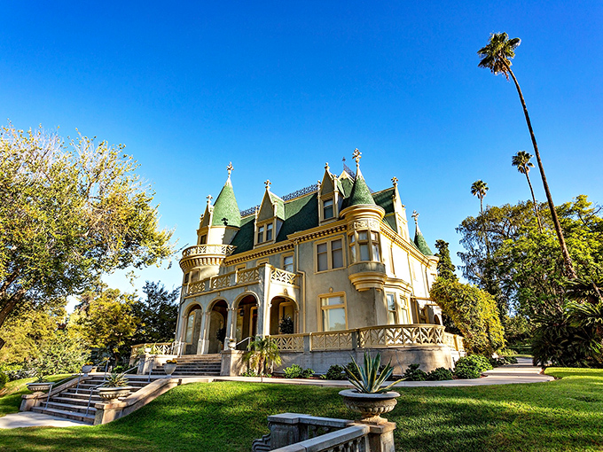 Fairytales aren't just for storybooks! Kimberly Crest's turrets and gables create a silhouette that would make Cinderella consider relocating from her castle.